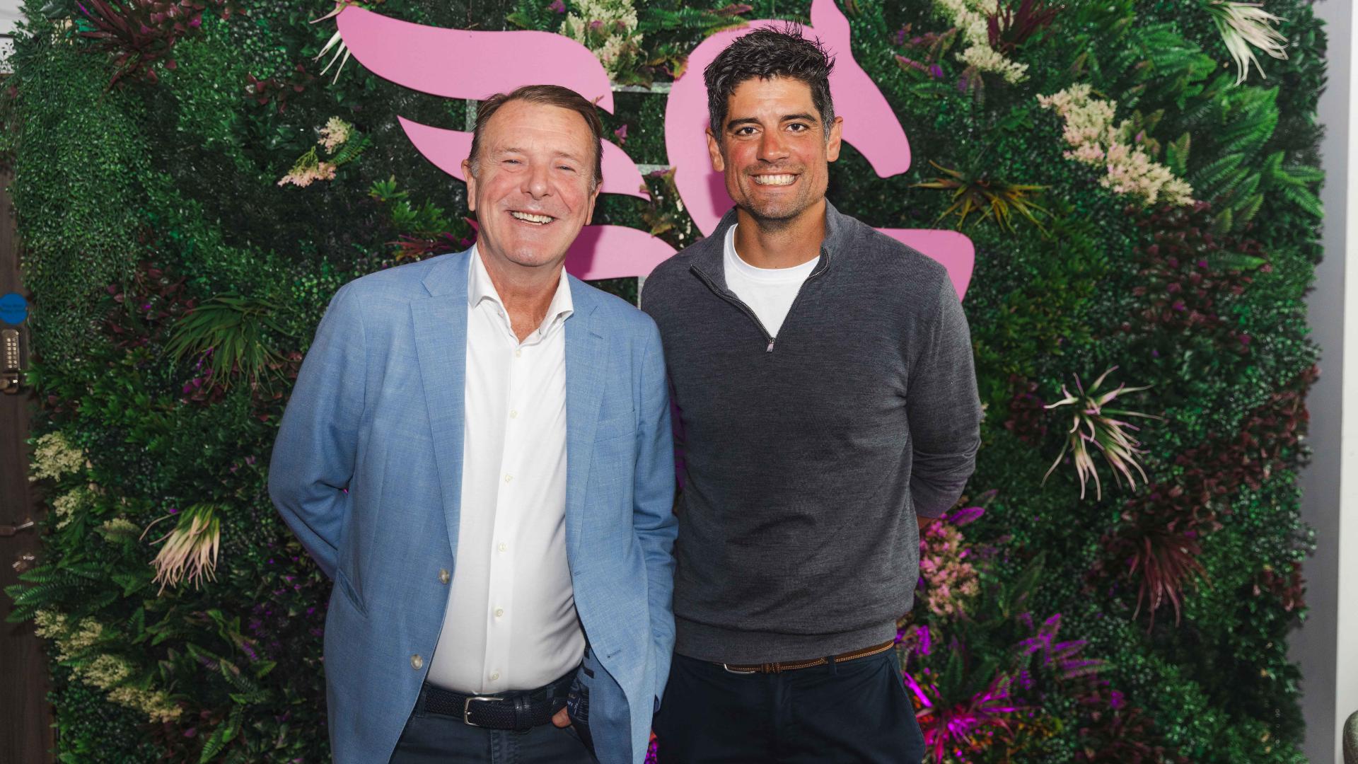 Alastair Cook & Phil Tufnell Pegasus Lounge Ambassadors | Corinthian Sports