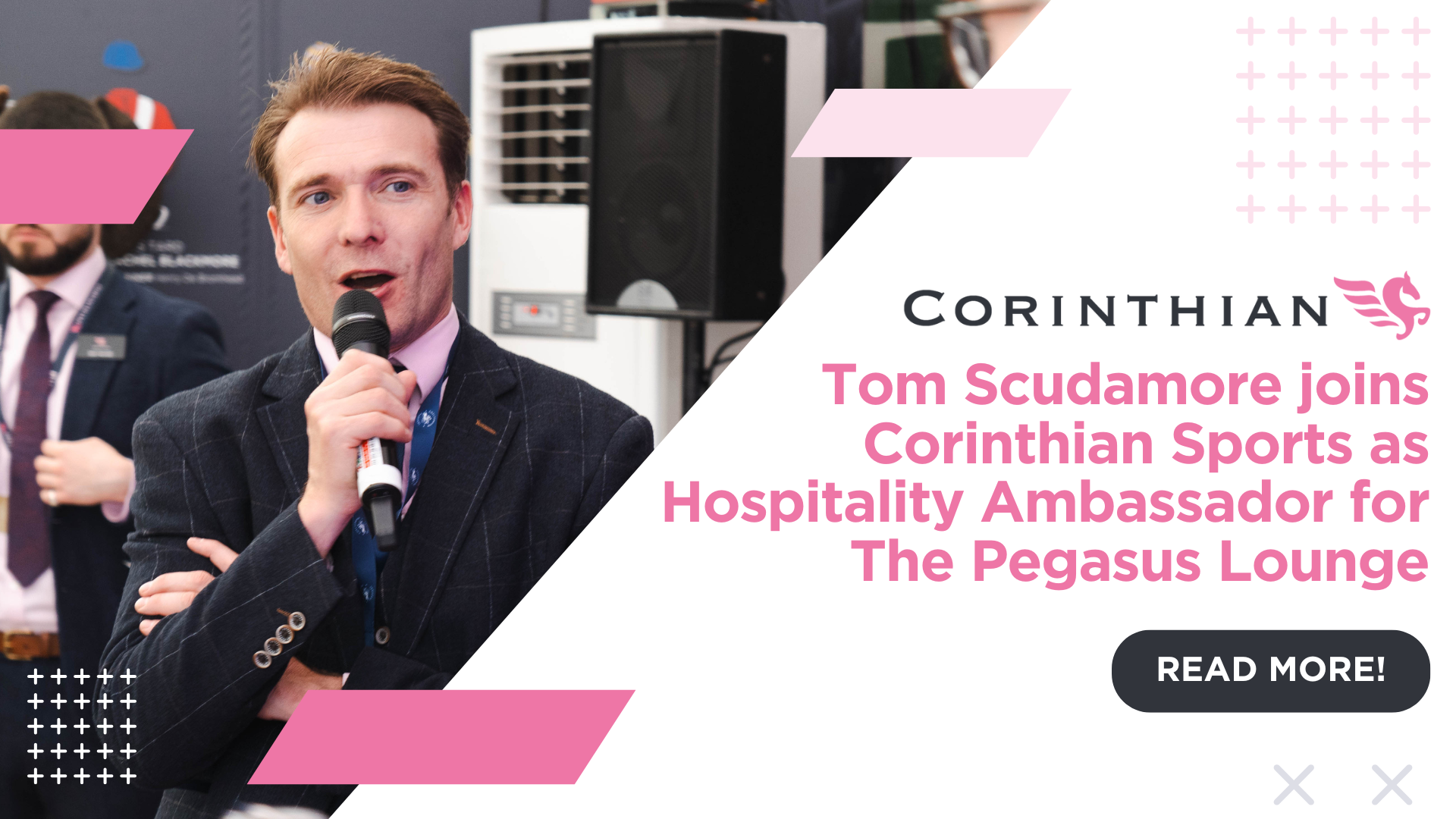 Corinthian Sports Announce Tom Scudamore As Pegasus Lounge Ambassador ...